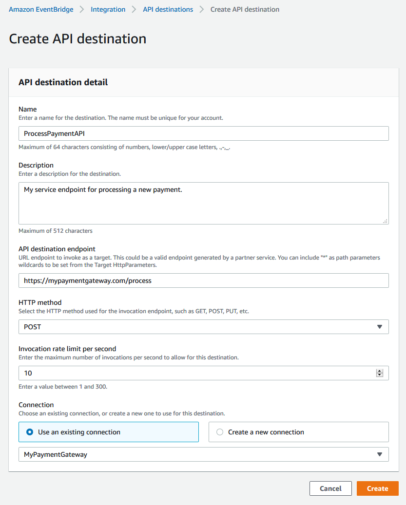 Using API Destinations With Amazon EventBridge AWS Compute Blog