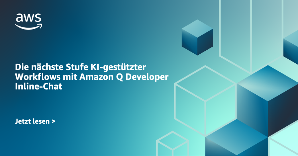 Die nächste Stufe KI-gestützter Workflows mit Amazon Q Developer Inline-Chat | AWS Germany ...