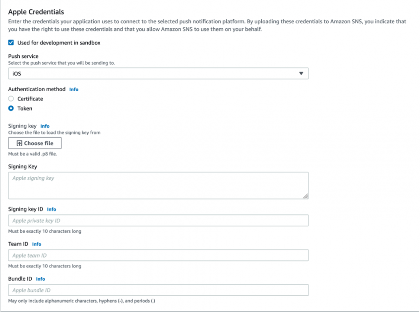 Token-based authentication for iOS applications with Amazon SNS | AWS Compute Blog