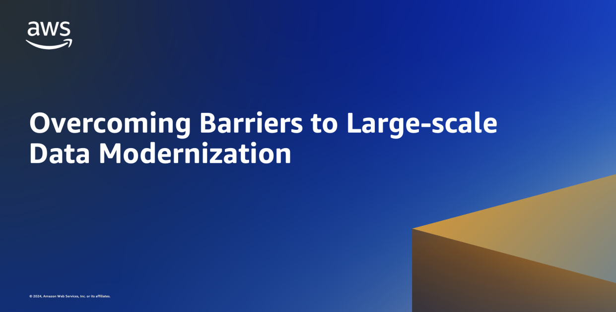Overcoming Barriers to Large-scale Data Modernization | Migration ...