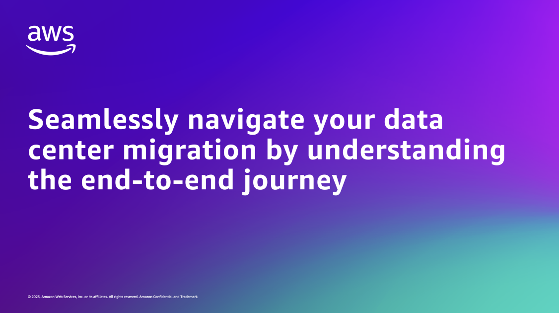 Seamlessly navigate your data center migration by understanding the end-to-end journey ...