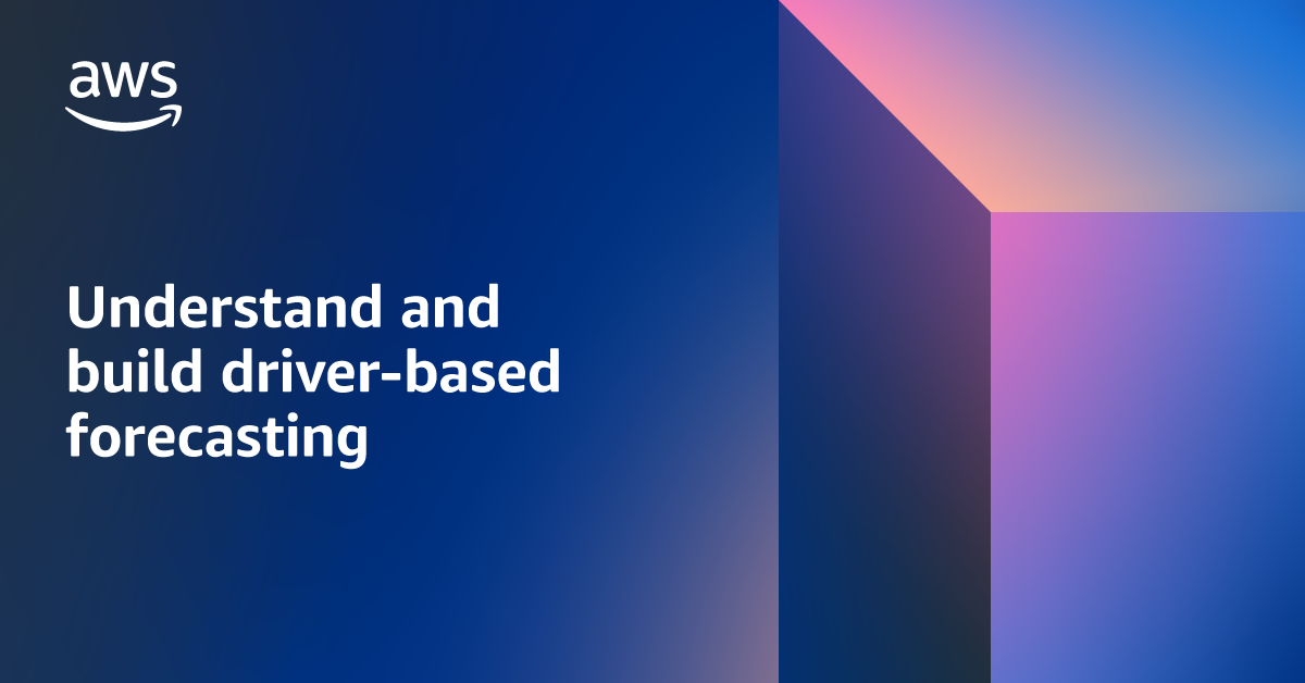 Understand and build driver-based forecasting | AWS Cloud Financial ...