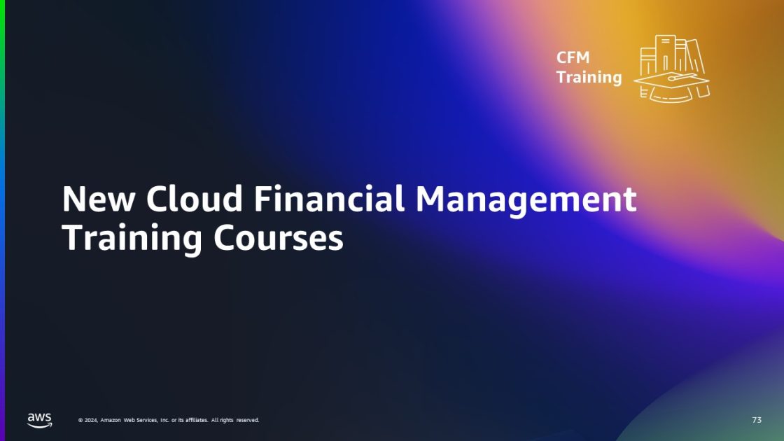 New Cloud Financial Management Digital Training Courses | AWS Cloud ...