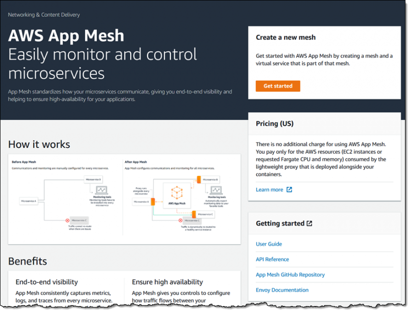 AWS App Mesh – 云应用的应用级联网 | 亚马逊AWS官方博客