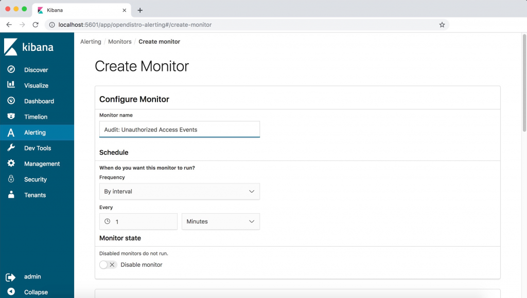 使用 Open Distro for Elasticsearch 针对安全事件发出警报 | 亚马逊AWS官方博客