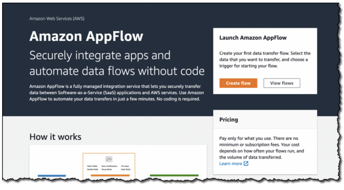 新增功能 – Amazon AppFlow 正式发布 | 亚马逊AWS官方博客