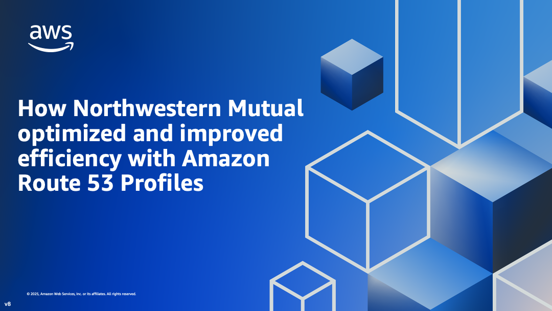 How Northwestern Mutual optimized and improved efficiency with Amazon ...
