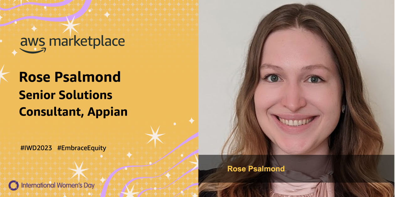 Appian’s Rose Psalmond: celebrating International Women’s Day and ...