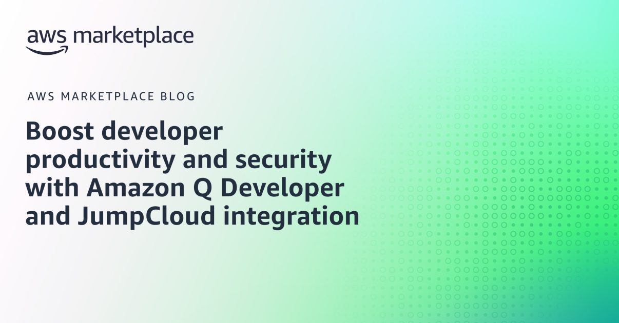 Boost developer productivity and security with Amazon Q Developer and JumpCloud integration ...