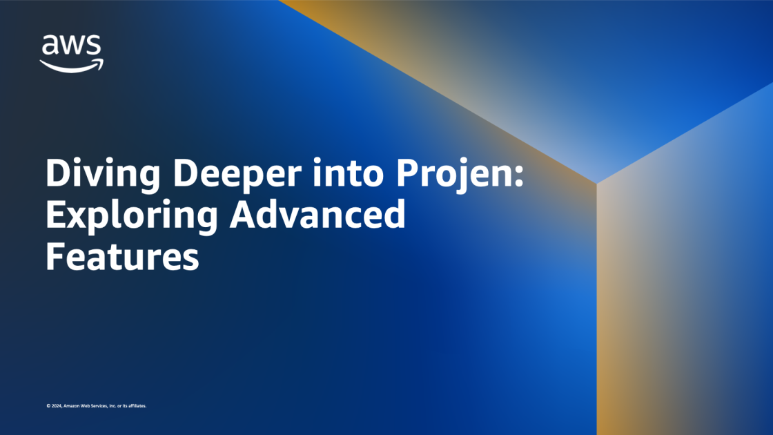 Diving Deeper into Projen: Exploring Advanced Features | AWS DevOps & Developer Productivity Blog