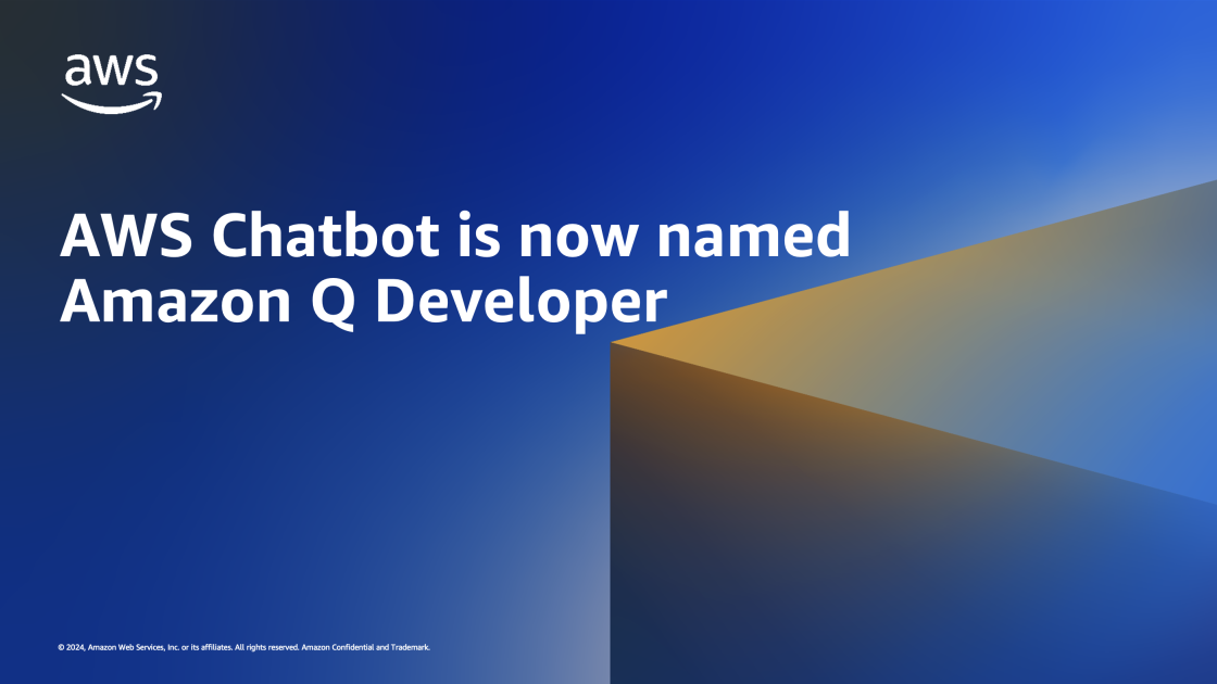 AWS Chatbot is now named Amazon Q Developer | AWS DevOps & Developer ...