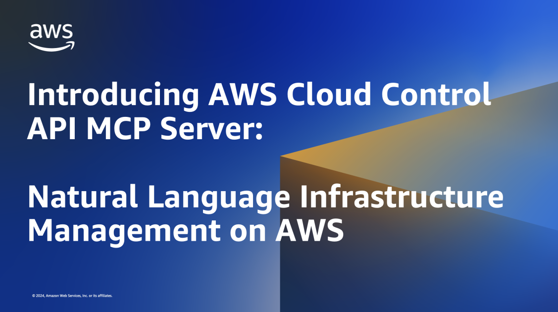 Introducing AWS Cloud Control API MCP Server: Natural Language Infrastructure Management on AWS ...