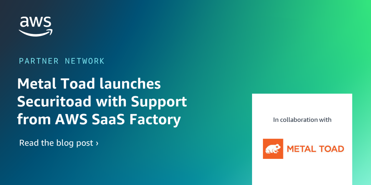 Metal Toad launches Securitoad on AWS Marketplace – AI powered cyber threat prevention | AWS ...