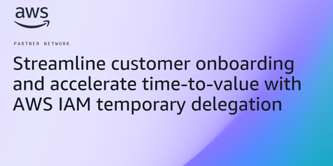 Streamline customer onboarding and accelerate time-to-value with AWS ...