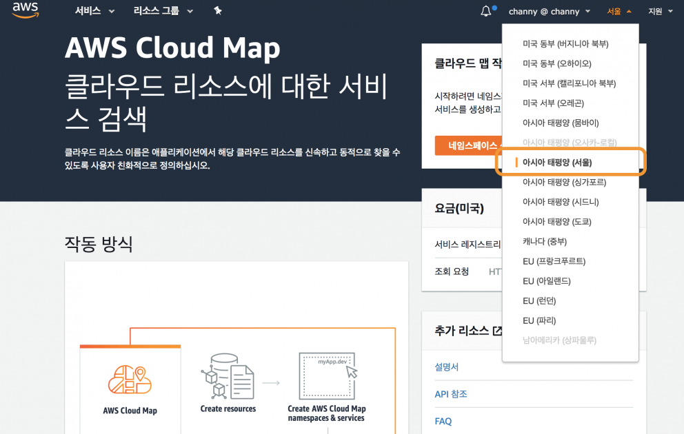 AWS Cloud Map 출시 – 클라우드 내 애플리케이션 자원 동적 구성 서비스 (서울 리전 포함) | Amazon Web Services 한국 블로그