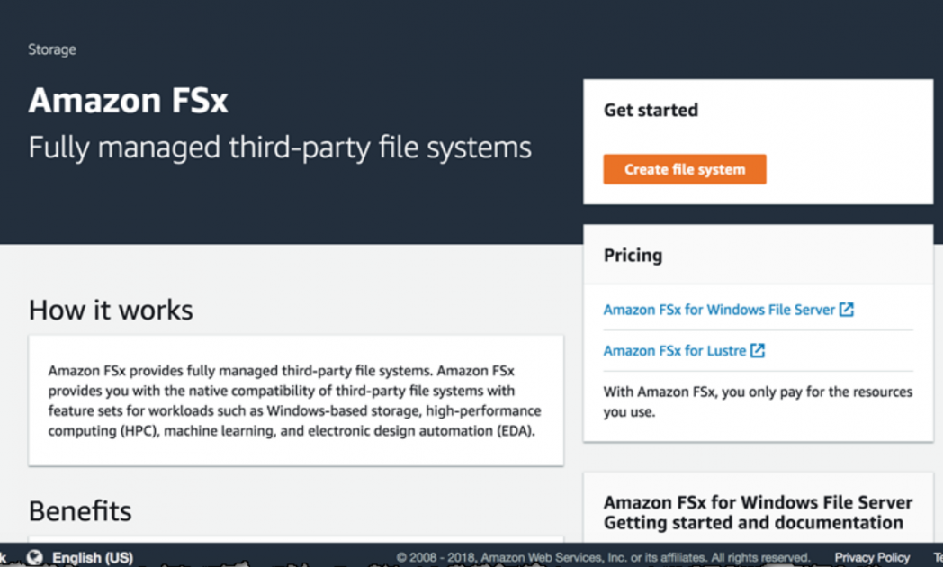 Amazon FSx for Windows File Server 신규 출시 | Amazon Web Services 한국 블로그