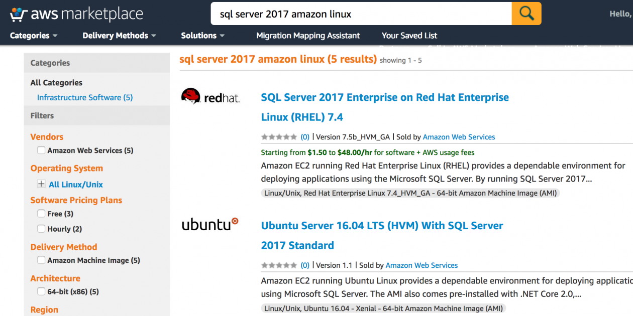 Amazon Linux 2 및 Ubuntu 기반 SQL Server 2017 구성 방법 | Amazon Web Services ...