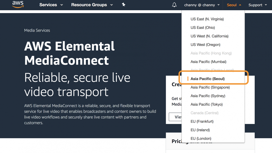 AWS Elemental MediaConnect 서울 리전 출시 | Amazon Web Services 한국 블로그