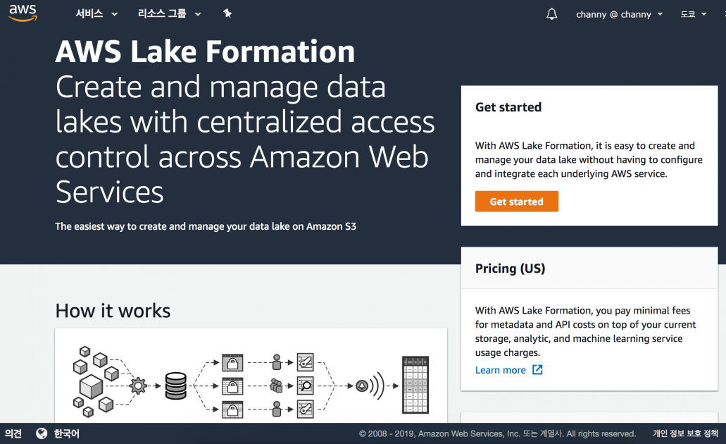 AWS Lake Formation – 데이터레이크 구축 및 관리 서비스 정식 출시 | Amazon Web Services 한국 블로그