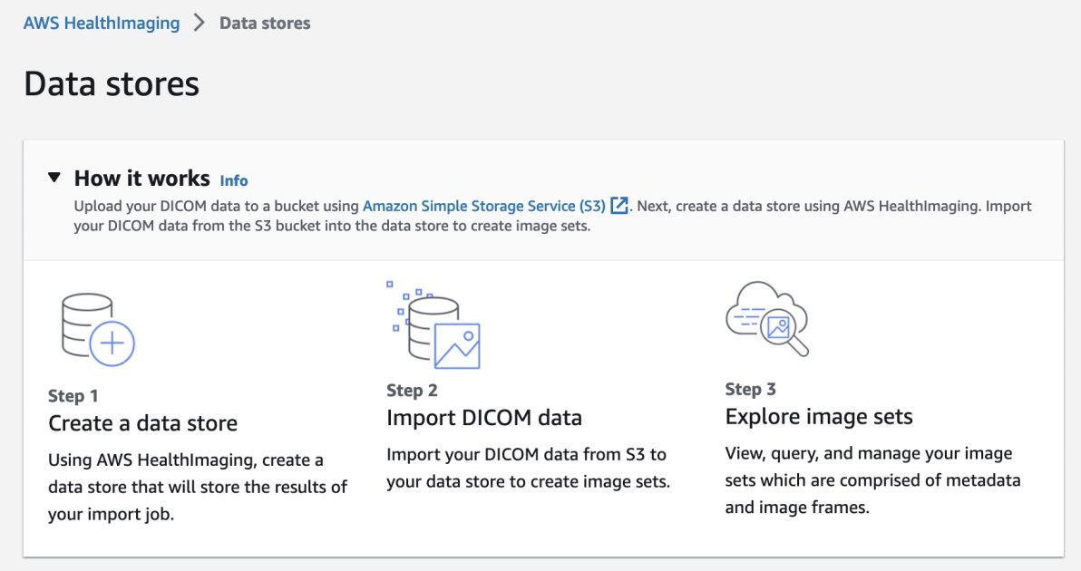 AWS HealthImaging 정식 출시 — 대규모 의료 영상을 위한 목적 기반 관리형 서비스 | Amazon Web ...