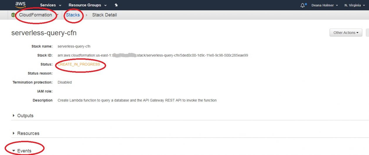 Query your AWS database from your serverless application | AWS Database ...