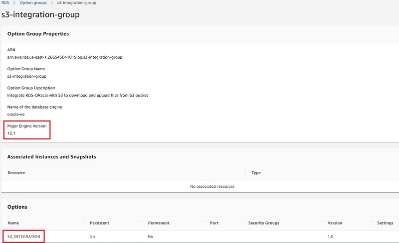 Integrating Amazon RDS for Oracle with Amazon S3 using S3_integration ...
