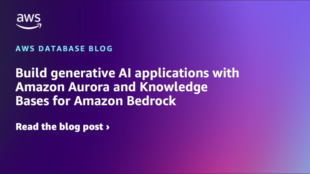 Amazon Aurora | AWS Database Blog