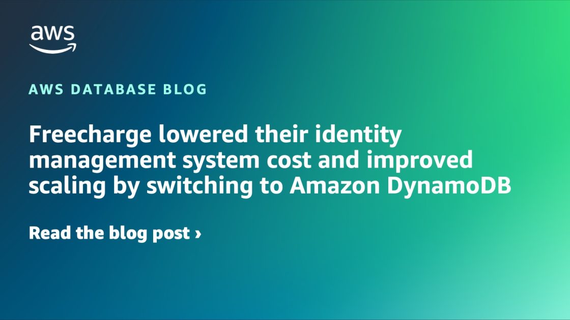 Freecharge lowered their identity management system cost and improved scaling by switching to ...