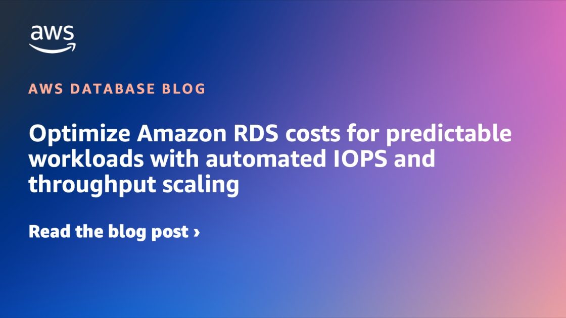 Optimizing Costs In Amazon Rds at Ada Tawney blog