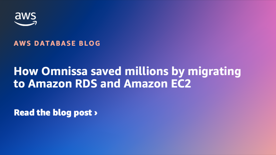 How Omnissa saved millions by migrating to Amazon RDS and Amazon EC2 ...