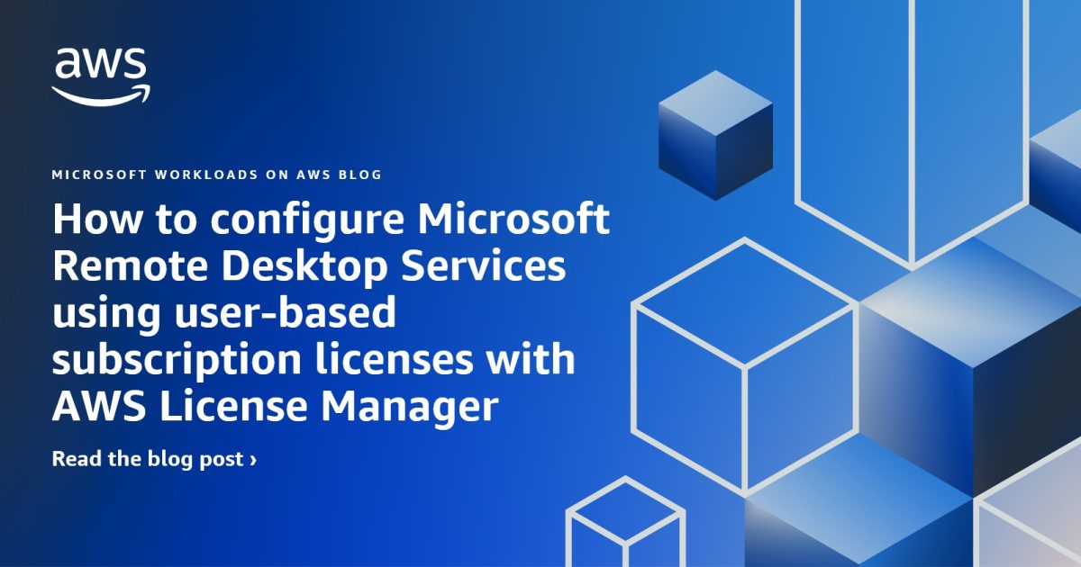 How to configure Microsoft Remote Desktop Services using user-based subscription licenses with ...