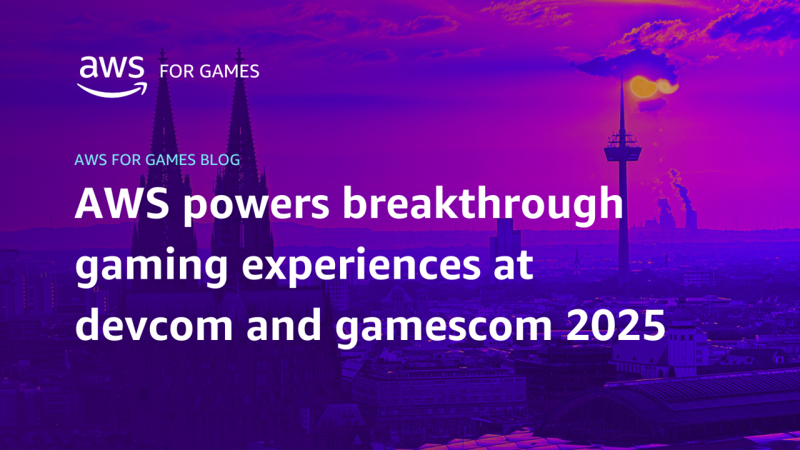 AWS powers breakthrough gaming experiences at devcom and gamescom 2025 | AWS for Games Blog