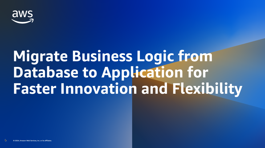 Migrate Business Logic from Database to Application for Faster ...
