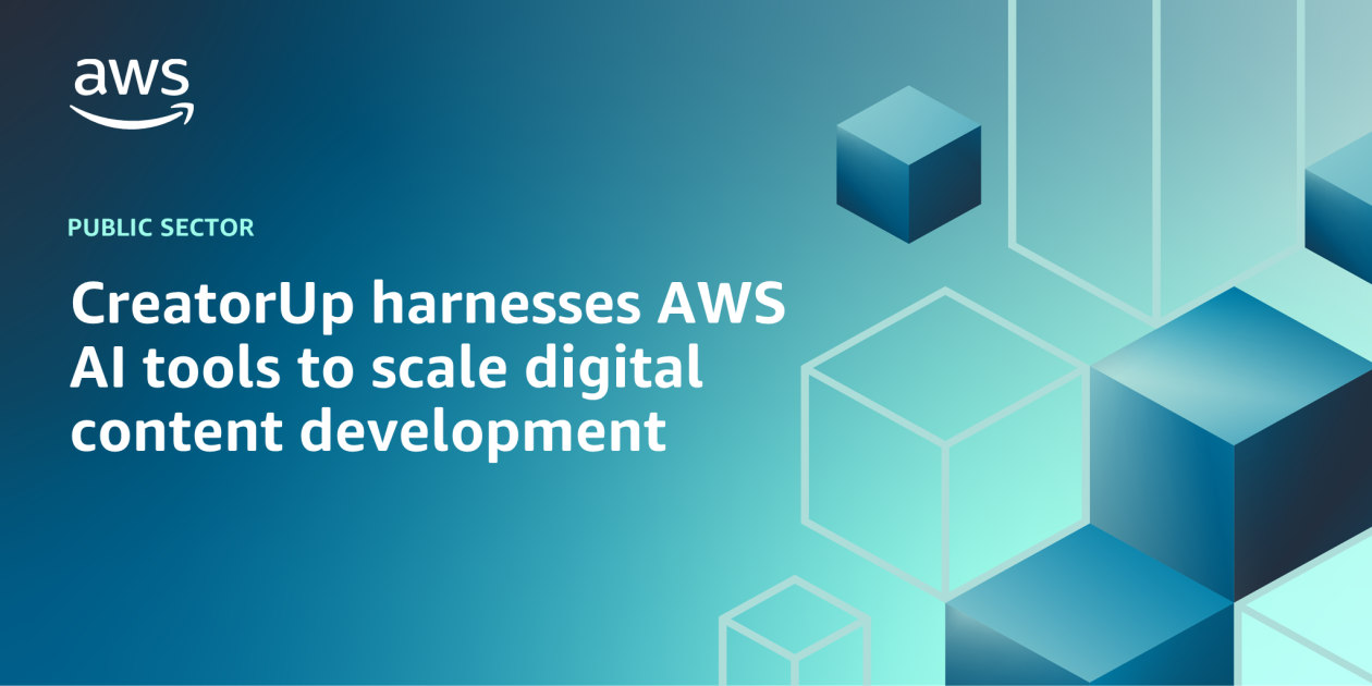 CreatorUp harnesses AWS AI tools to scale digital content development | AWS Public Sector Blog