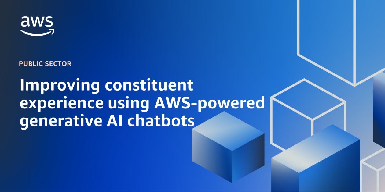 Improving constituent experience using AWS-powered generative AI chatbots | AWS Public Sector Blog