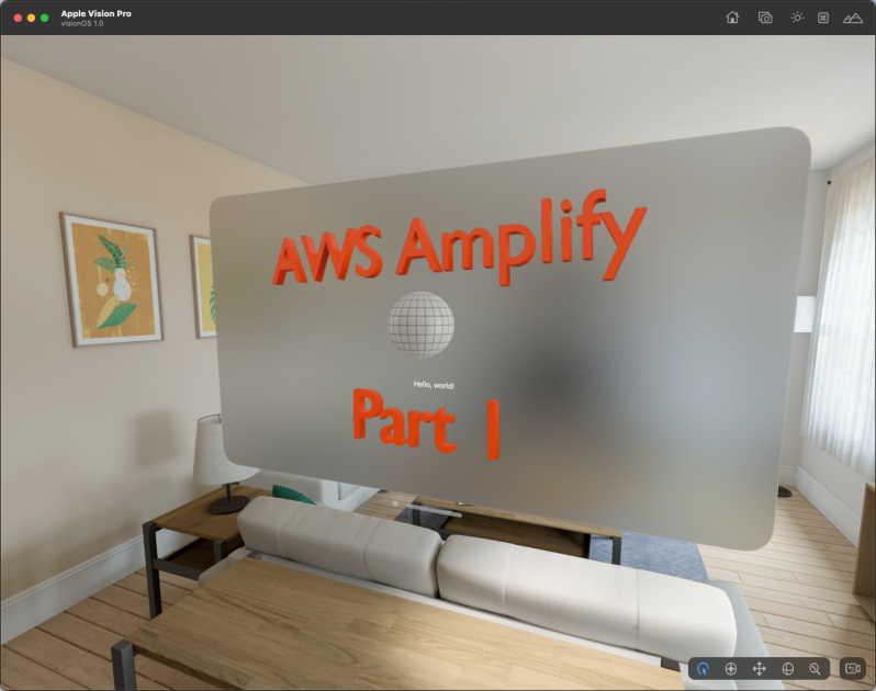 Apple Vision Pro and AWS Amplify Part 1 – Authentication | AWS Spatial ...