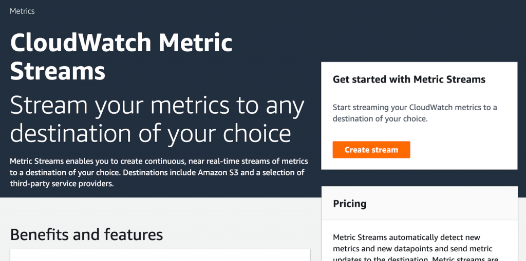 CloudWatch Metric Streams — AWS メトリクスをパートナーと自身のアプリにリアルタイムで送信 | Amazon ...