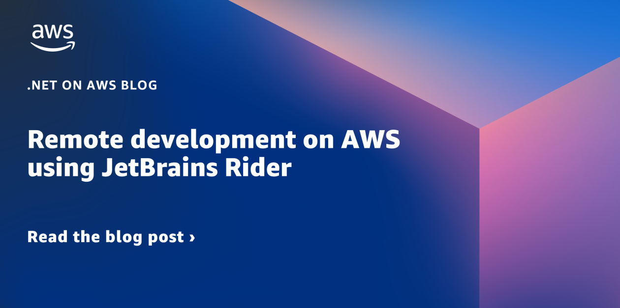 Remote development on AWS using JetBrains Rider | .NET on AWS Blog