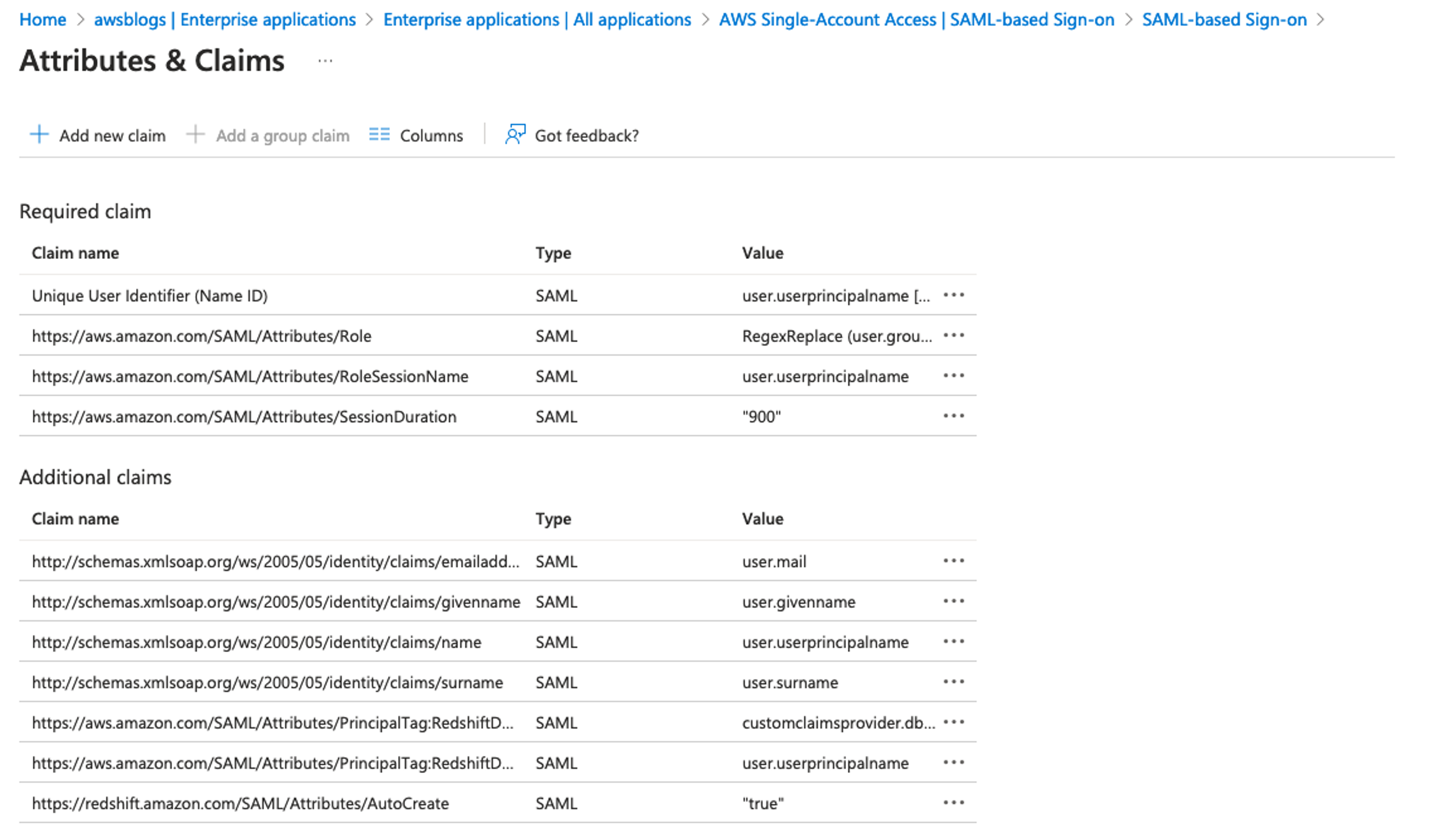 Federate to Amazon Redshift Query Editor v2 with Microsoft Entra ID ...