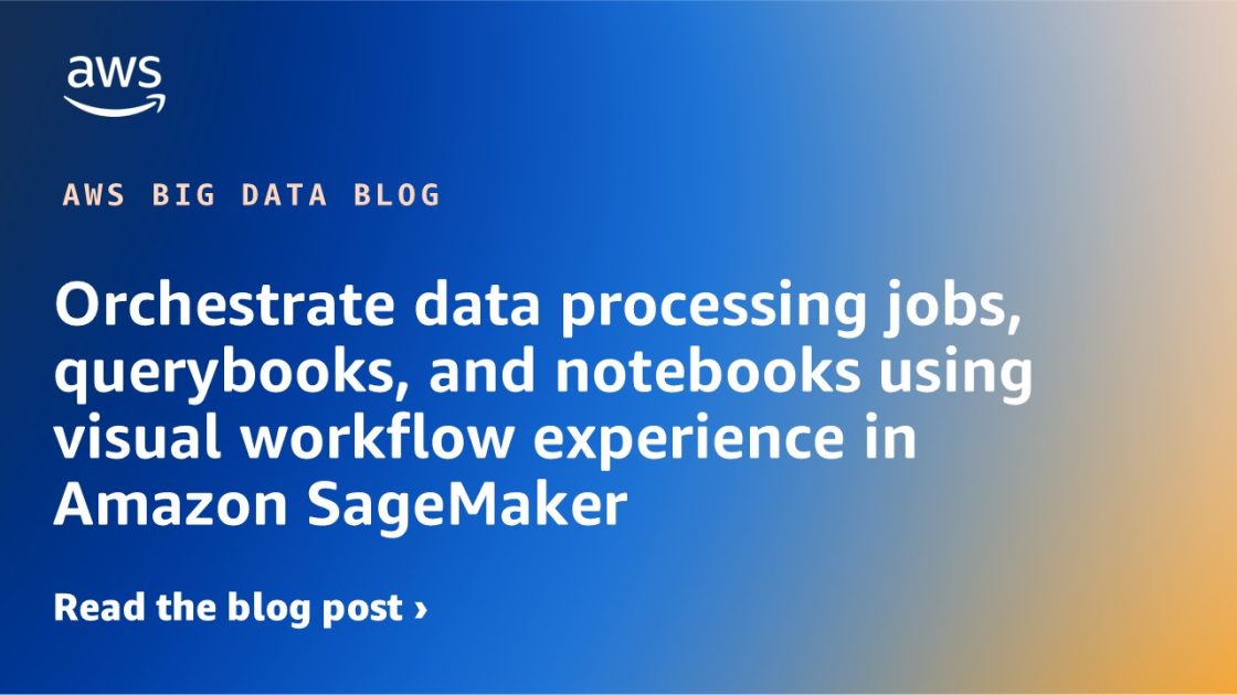 Orchestrate data processing jobs, querybooks, and notebooks using visual workflow experience in ...