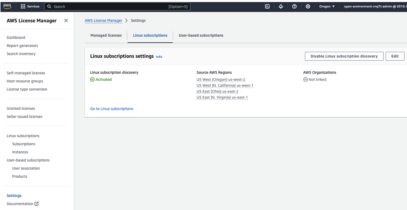 AWS License Manager integration with Red Hat Subscription Manager | IBM ...