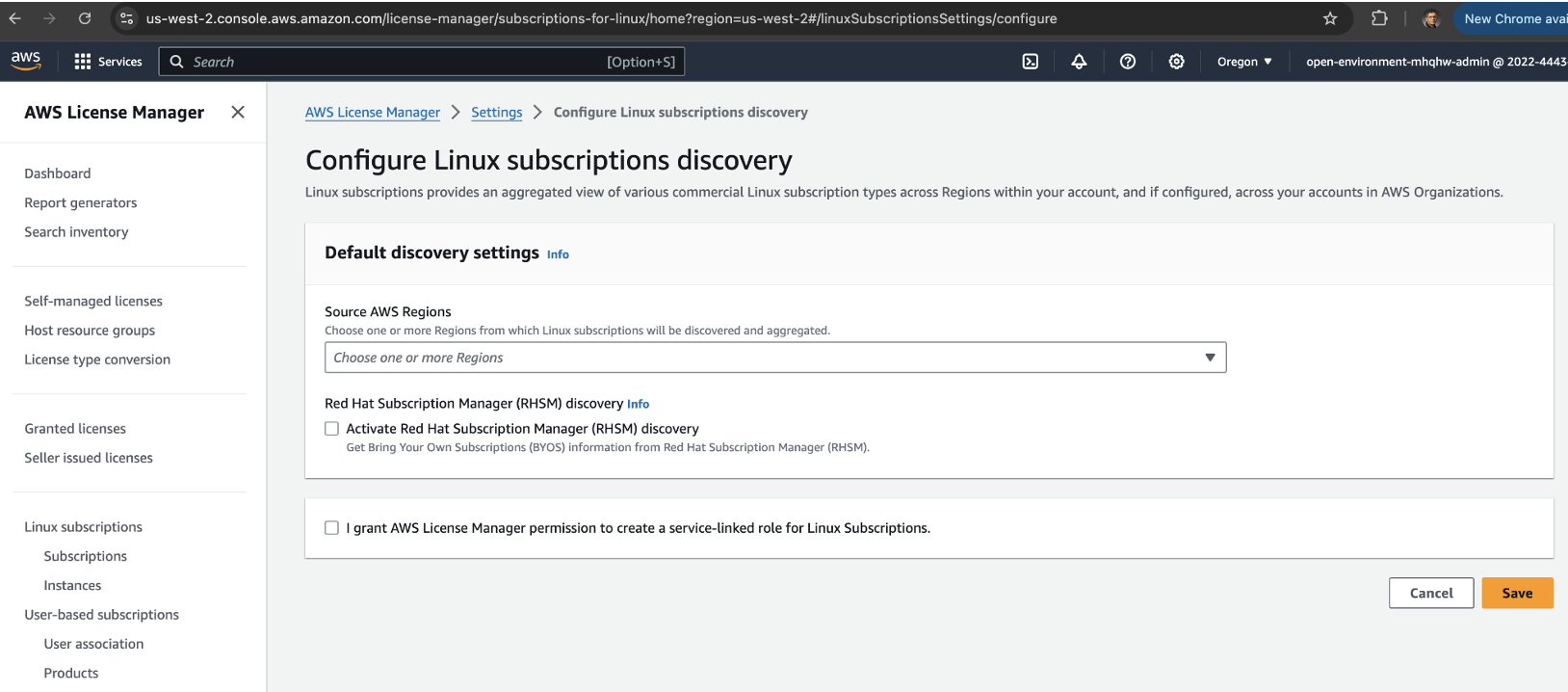 AWS License Manager integration with Red Hat Subscription Manager | IBM ...