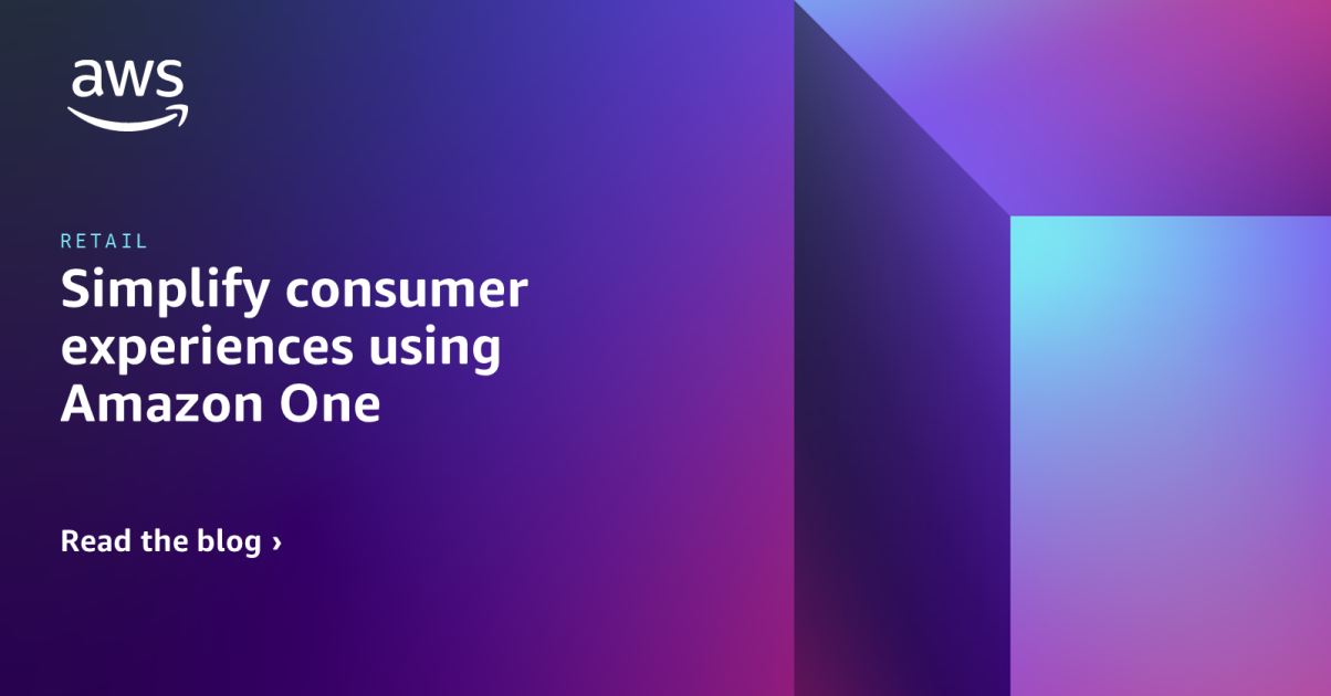 Simplify consumer experiences using Amazon One | AWS for Industries