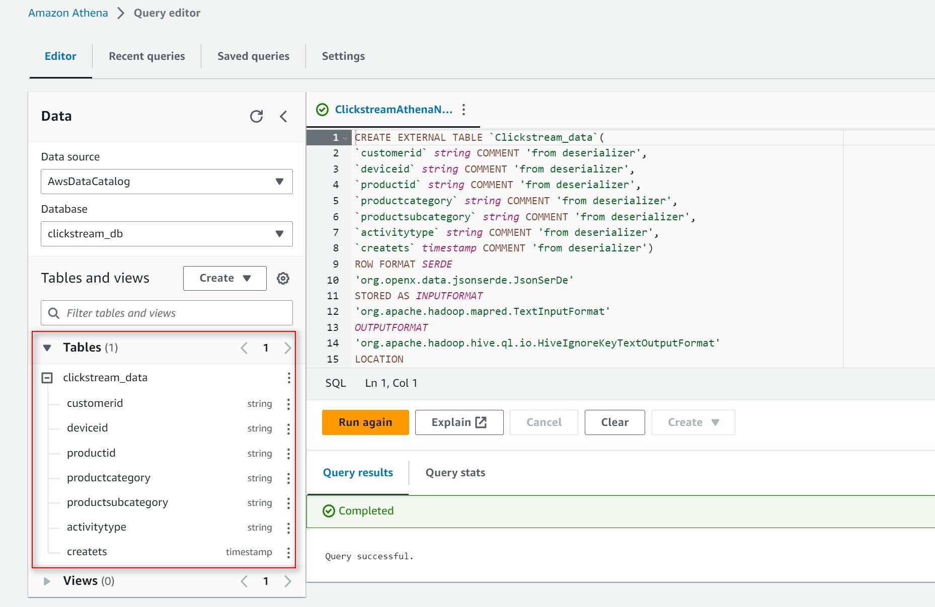 Capture clickstream data using AWS serverless services | AWS for Industries
