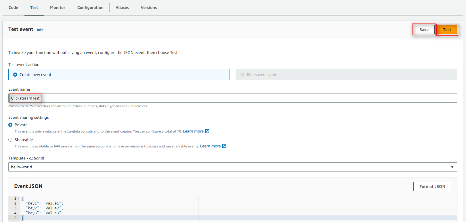 Capture clickstream data using AWS serverless services | AWS for Industries