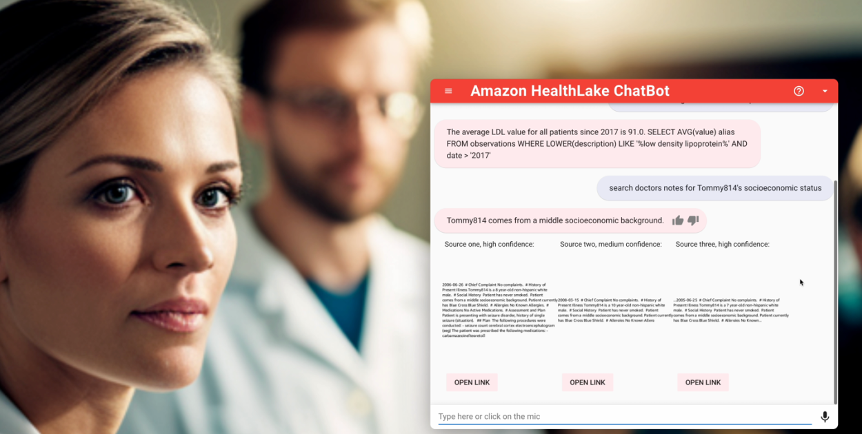 Interact Conversationally with AWS HealthLake | AWS for Industries