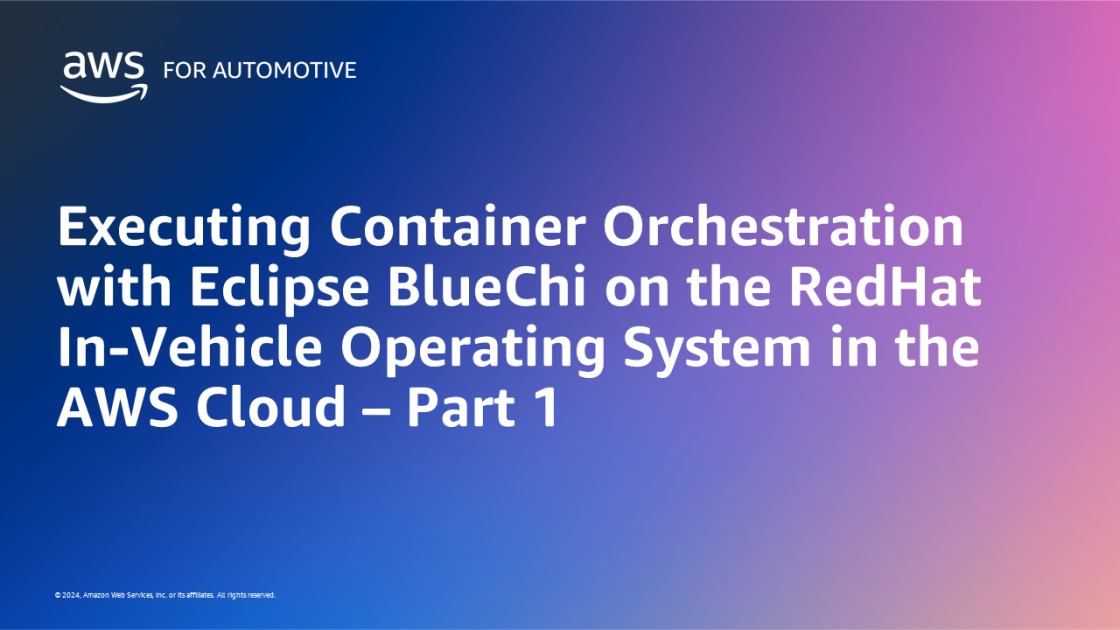 Executing Container Orchestration with Eclipse BlueChi on the RedHat In ...