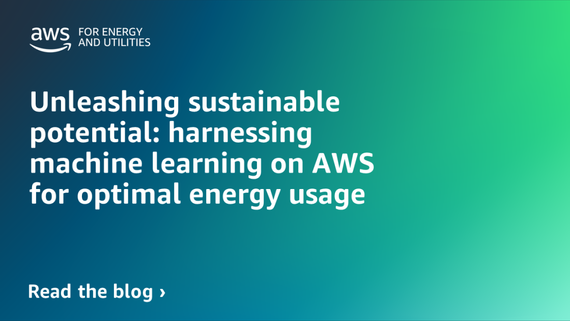 Unleashing sustainable potential: harnessing machine learning on AWS ...
