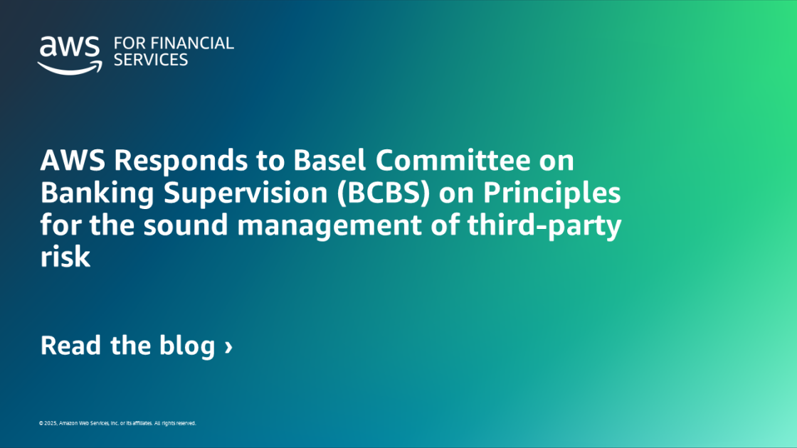 AWS Responds to Basel Committee on Banking Supervision (BCBS) on ...