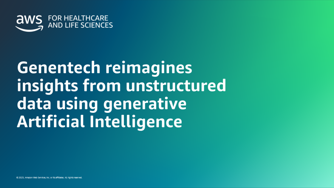 Genentech reimagines insights from unstructured data using generative ...